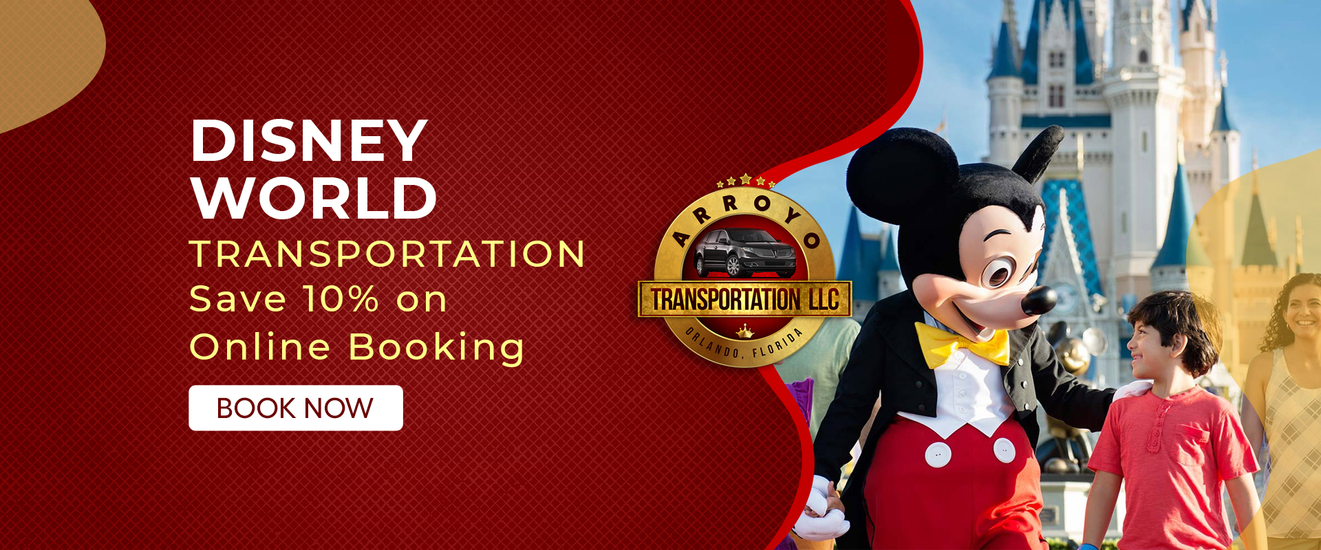 MCO to Disney World Car Service | Private Orlando Airport Transfer